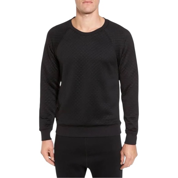 ALO Yoga | Sweaters | Alo Yoga Mens Yama Quilted Sweatshirt Black ...
